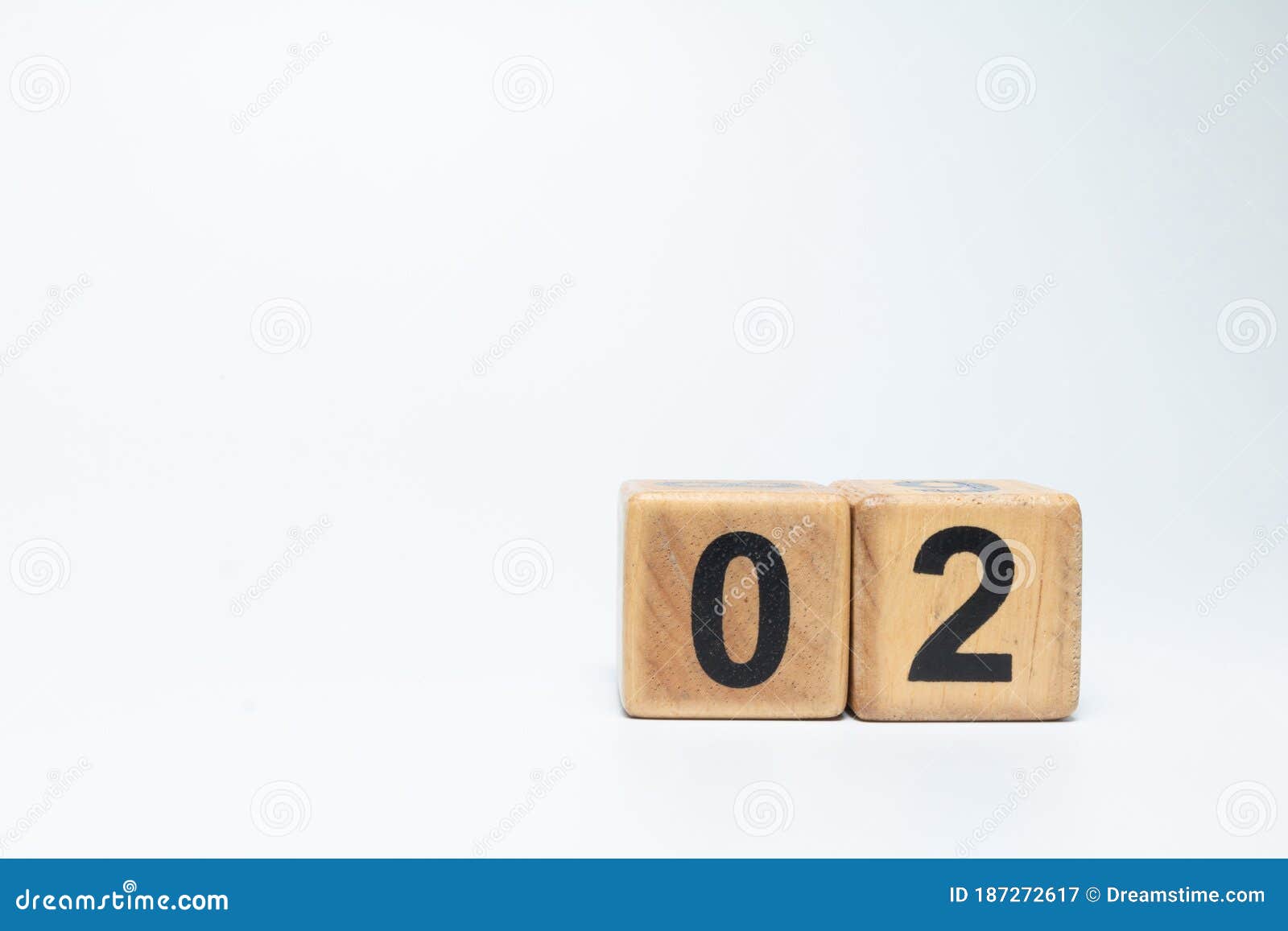 Cube and Square Set with Number Bullet Point from 00 To 31 Stock Image ...