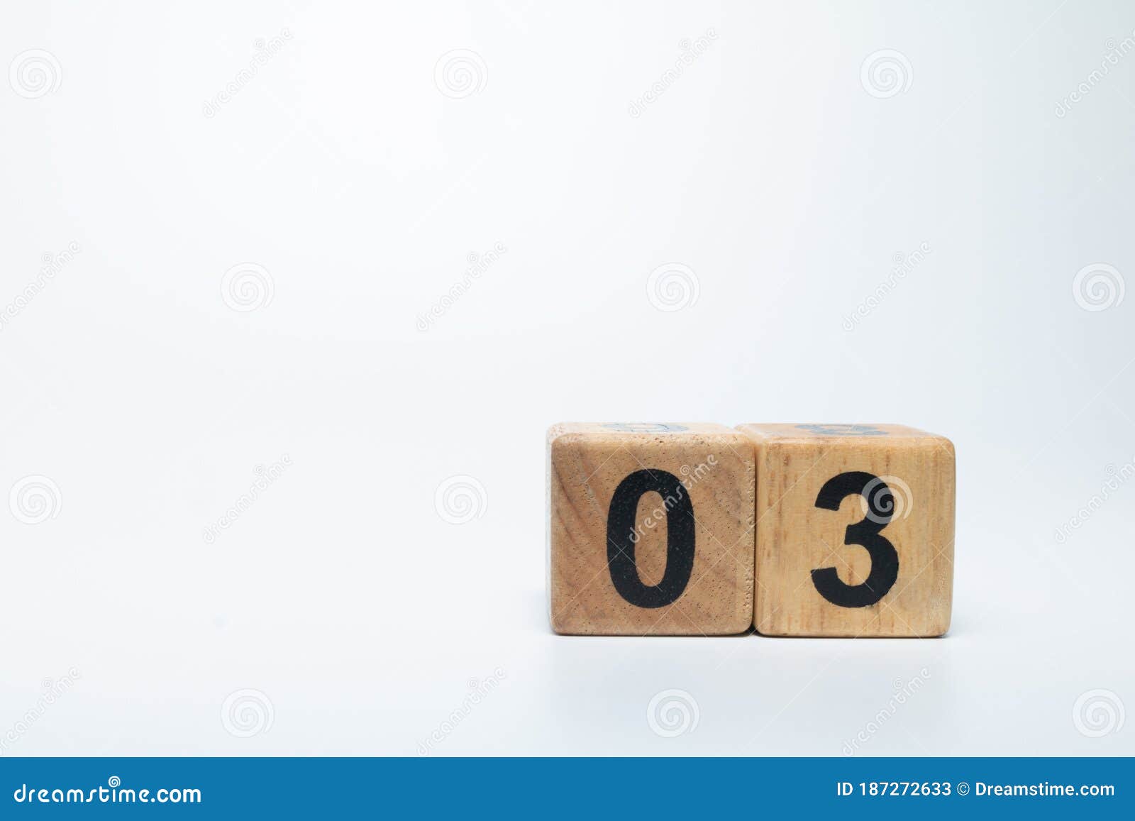 Cube and Square Set with Number Bullet Point from 00 To 31 Stock Image ...