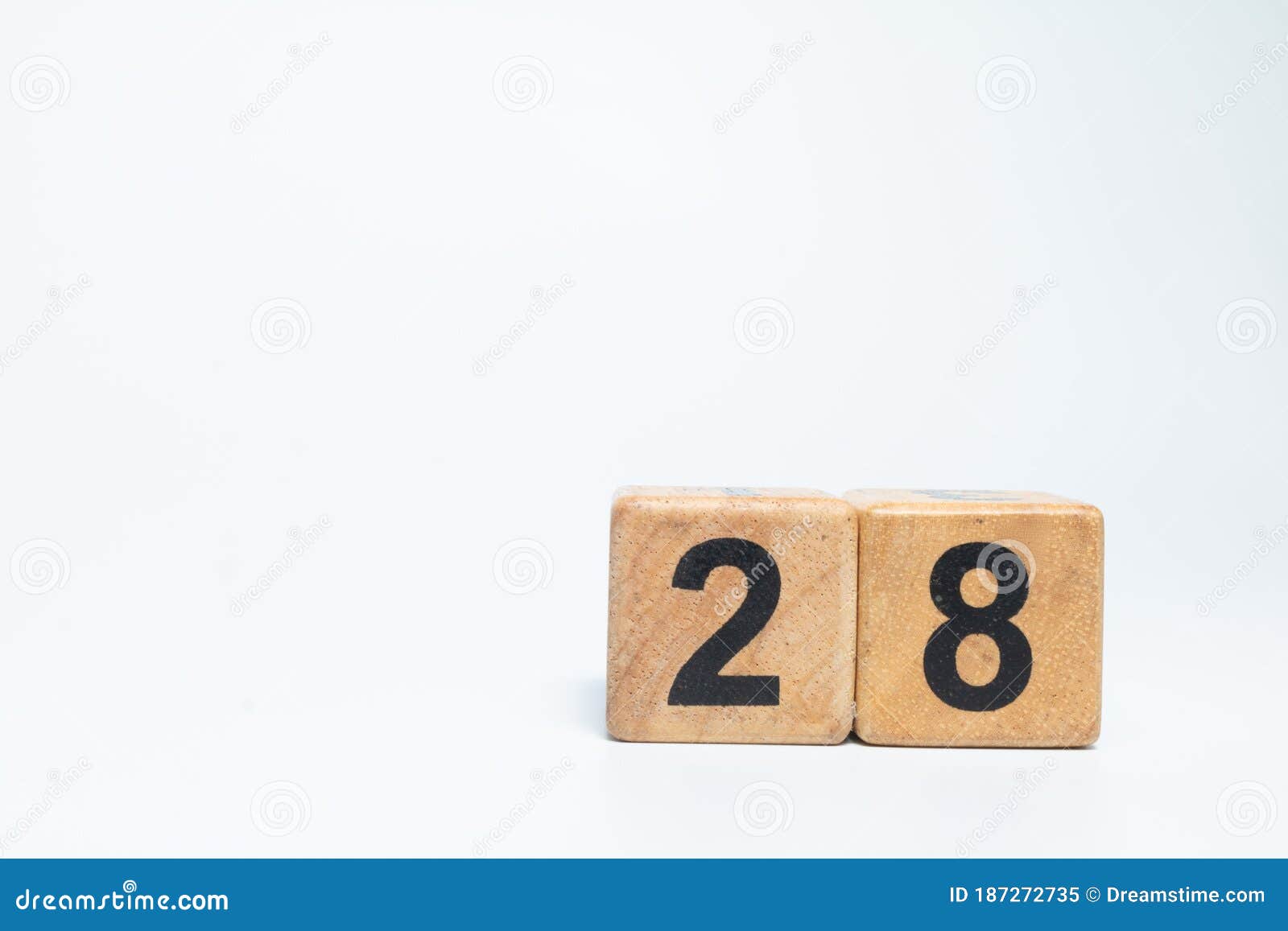 Cube and Square Set with Number Bullet Point from 00 To 31 Stock Image ...