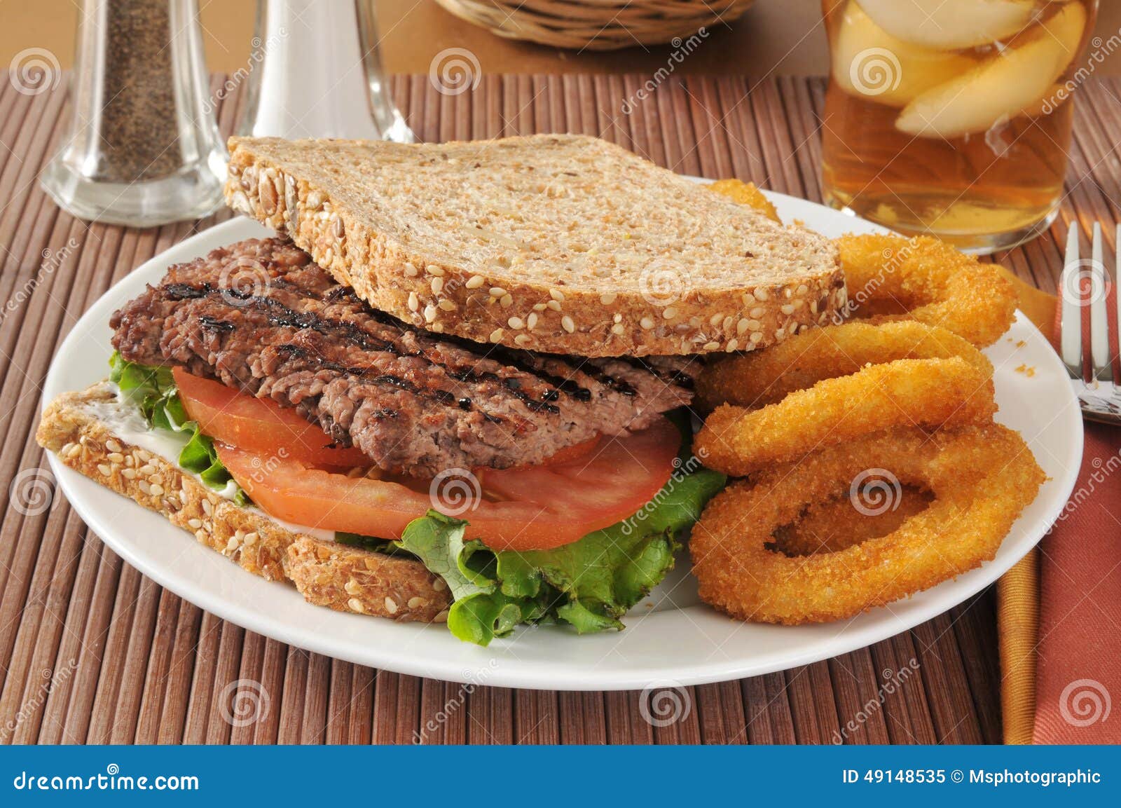 Cube steak sandwich stock image. Image of steak, grain - 49148535