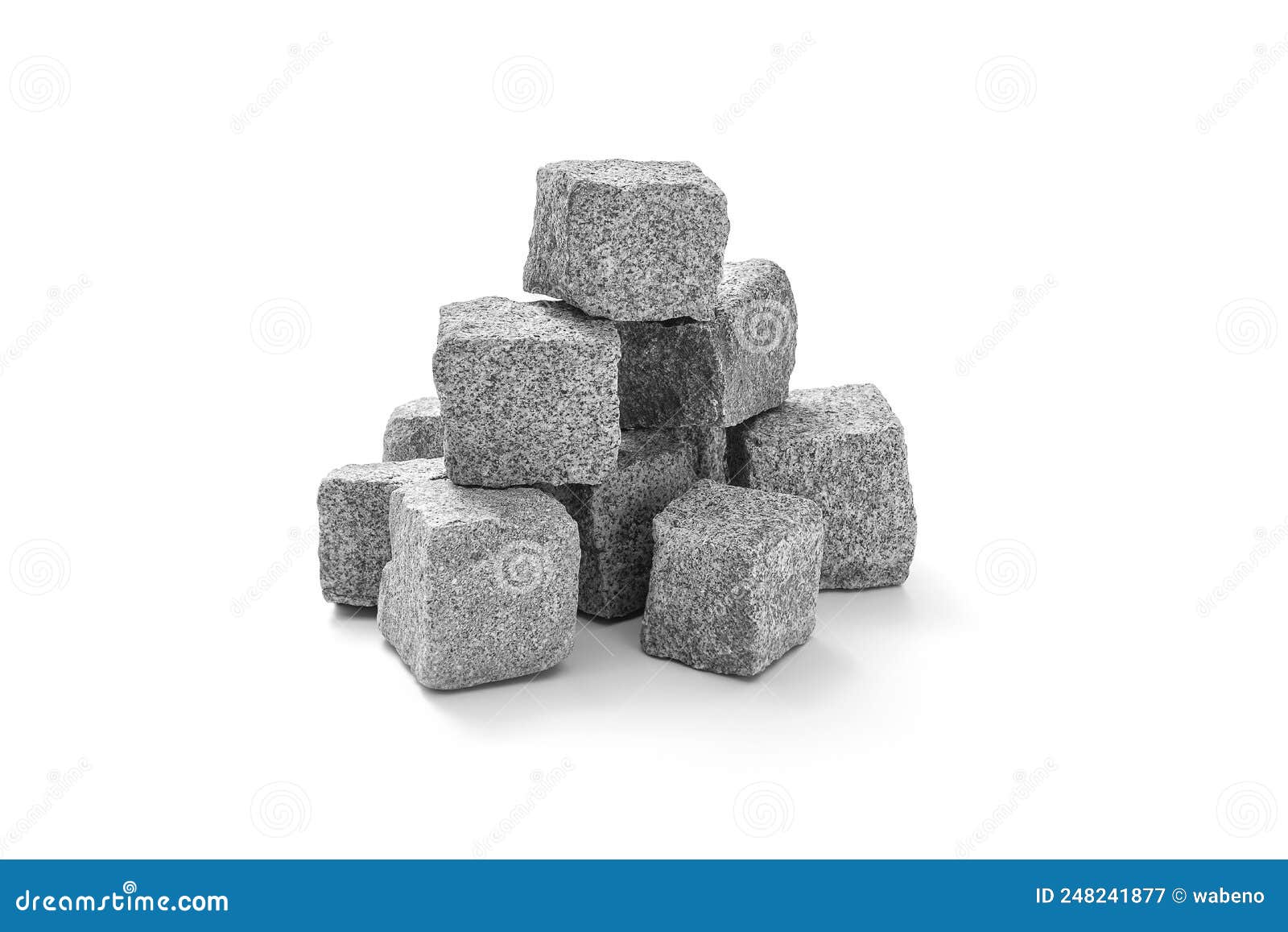 Cube stone stock image. Image of design, cube, background - 248241877