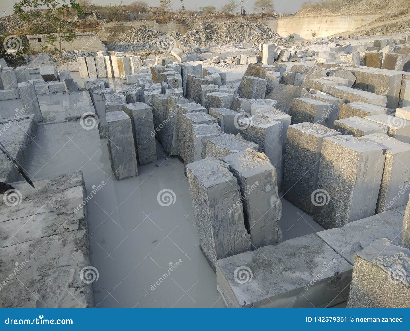 Big Cube Stone In Nahal Darga Canyon ,Judean Desert, Israel Royalty ...