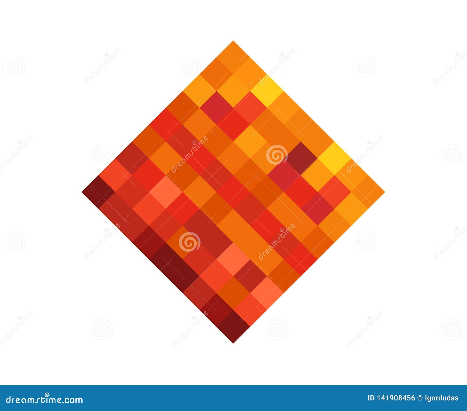 Orange Cubes Concept Isolated Stock Illustrations – 564 Orange Cubes ...