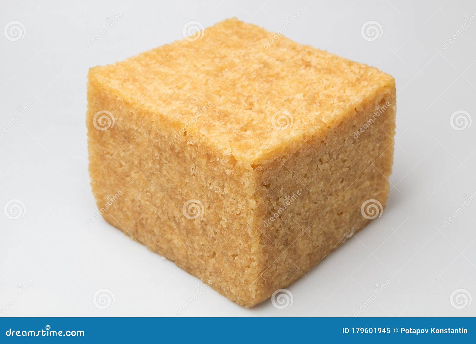 Cube Synthetic Rubber Sample on a White Background Stock Image - Image ...