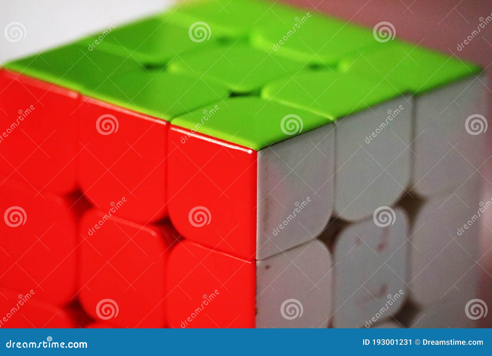 Cube Taken Shot with Background Blurred Editorial Photo - Image of ...