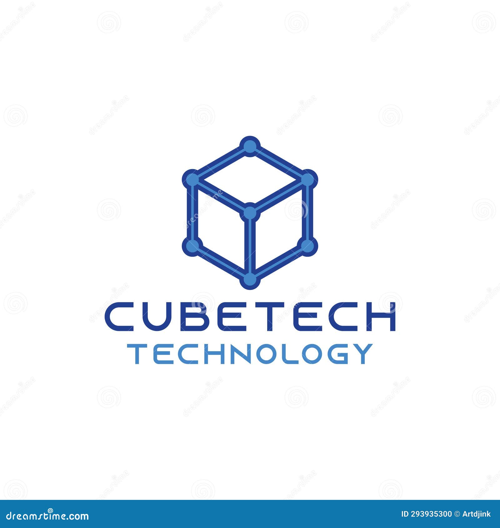 Cube Tech Technology Logo Design Vector Symbol Stock Vector - Illustration of creative, logo ...