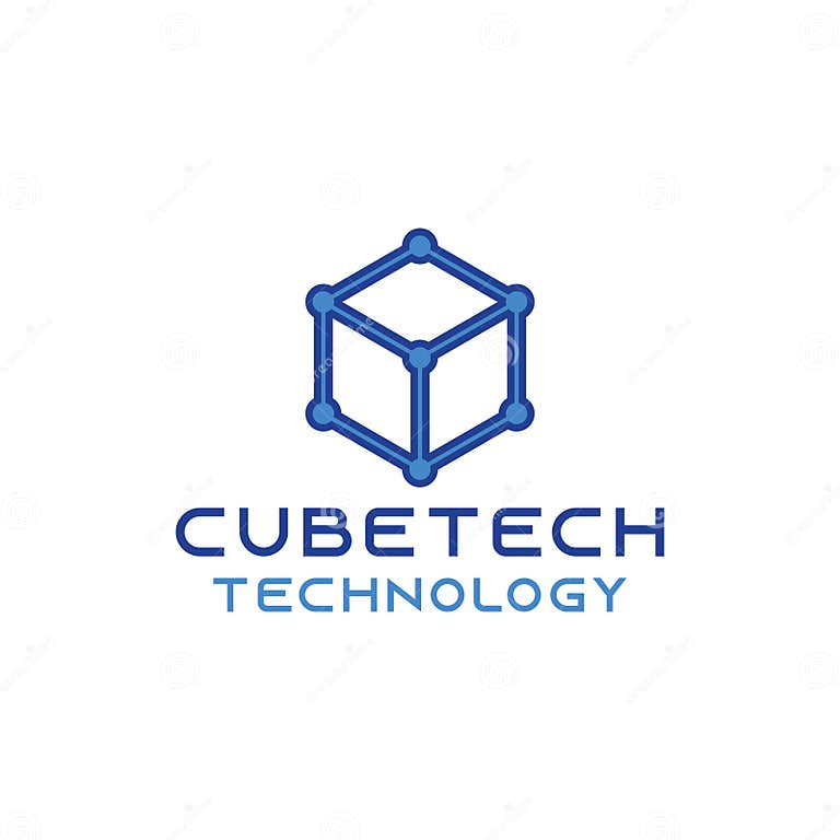 Cube Tech Technology Logo Design Vector Symbol Stock Vector ...