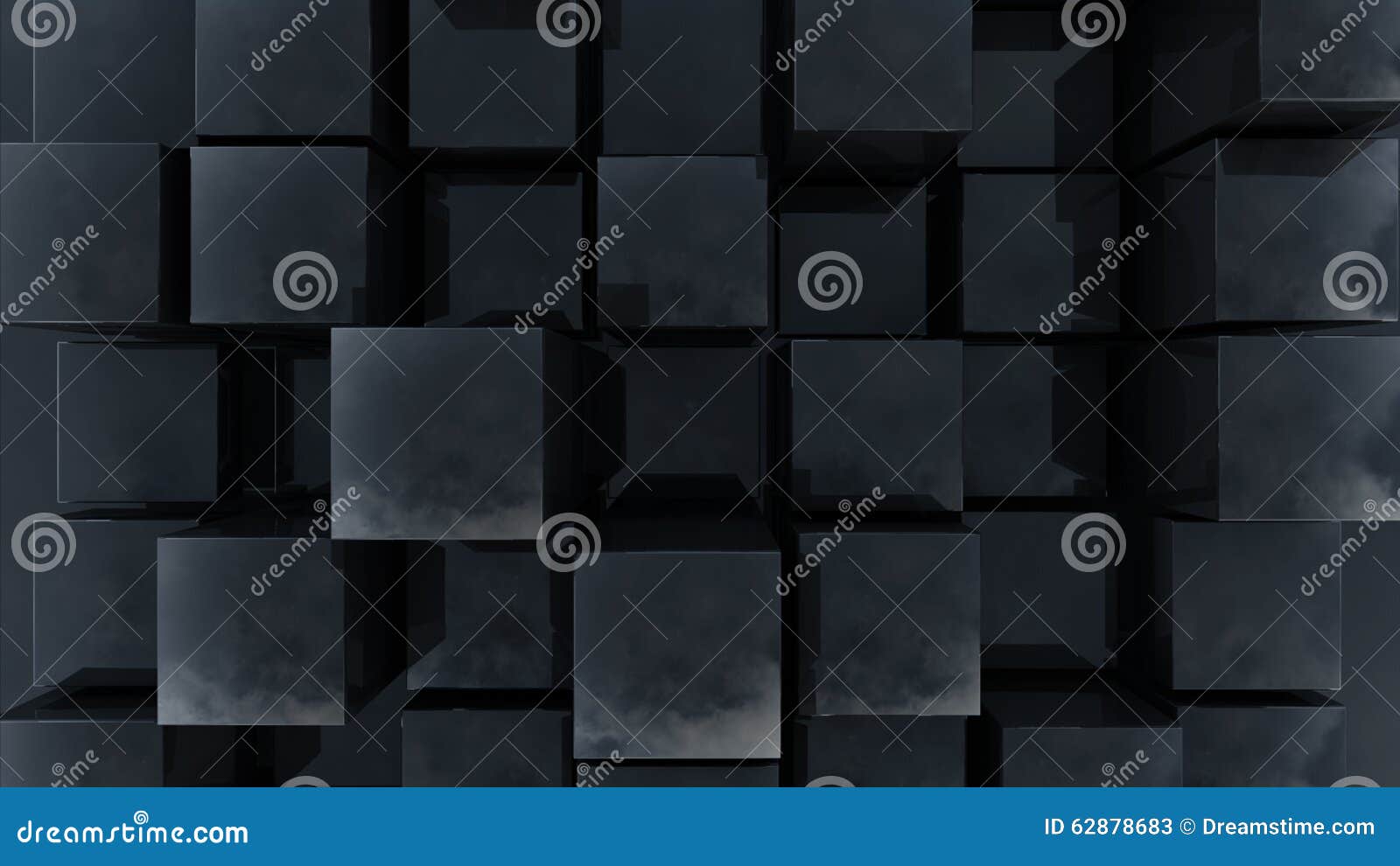 Cube Wave stock image. Image of funky, cube, abstract - 62878683