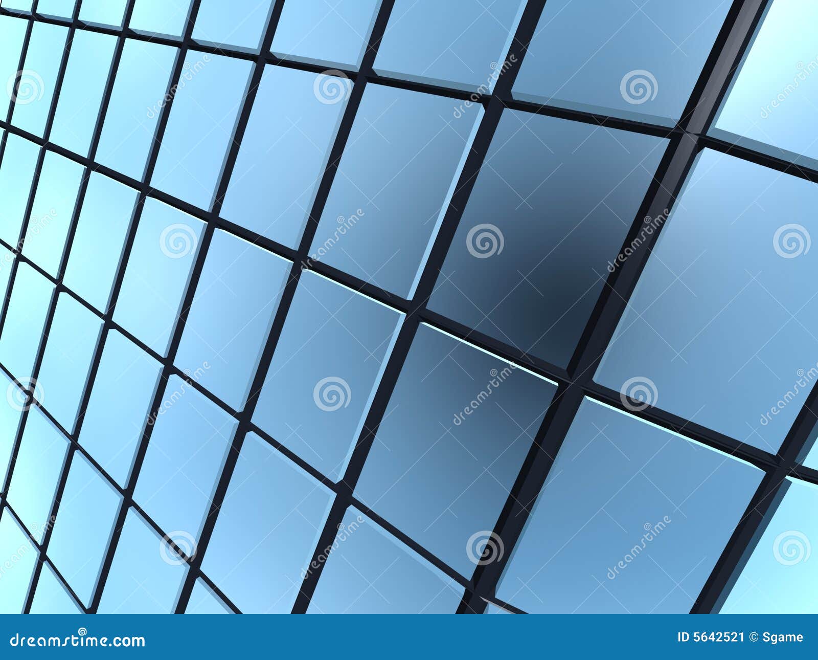 Cube windows stock image. Image of architecture, cube - 5642521