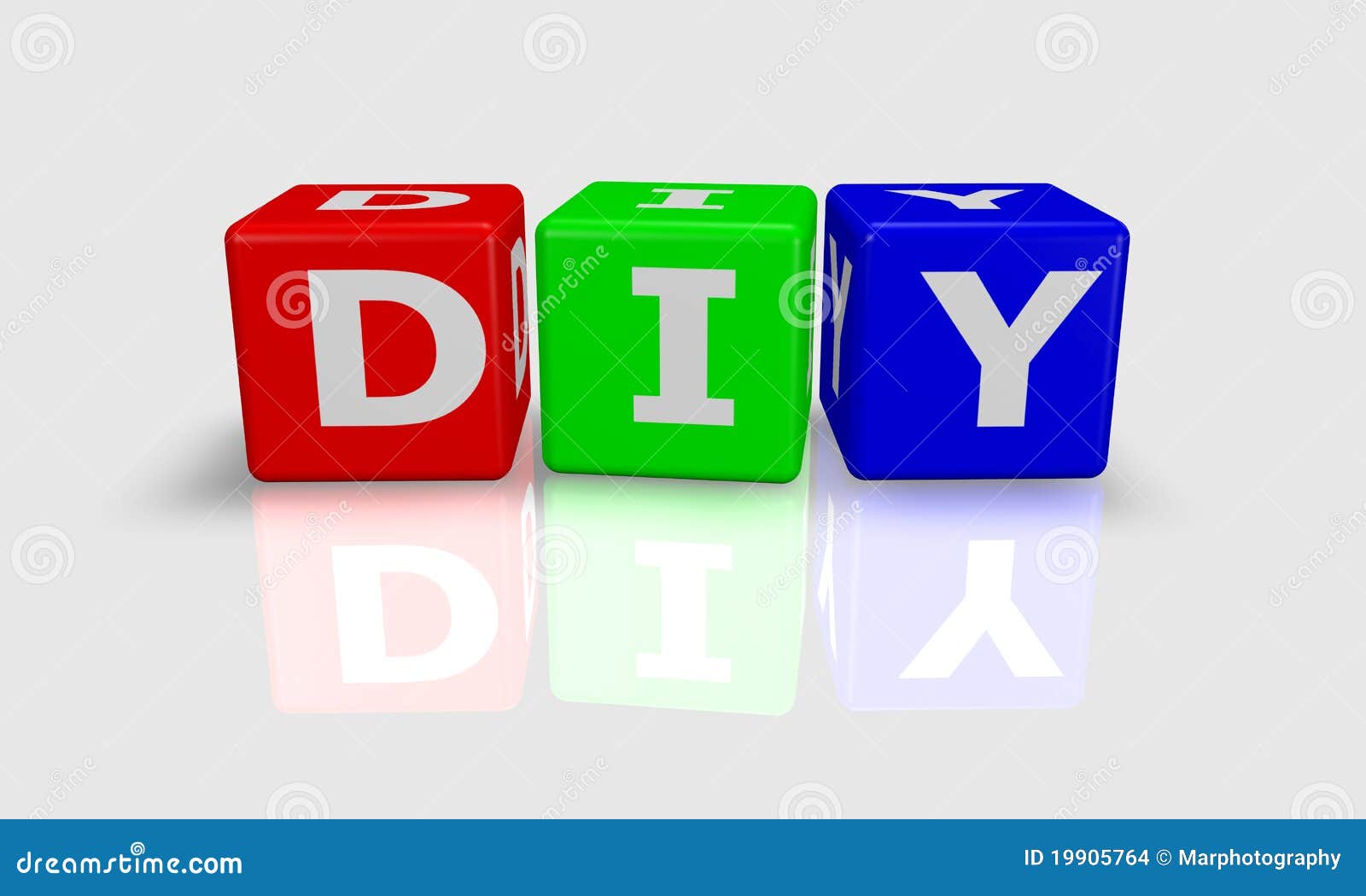 Cube word DIY stock illustration. Illustration of block - 19905764