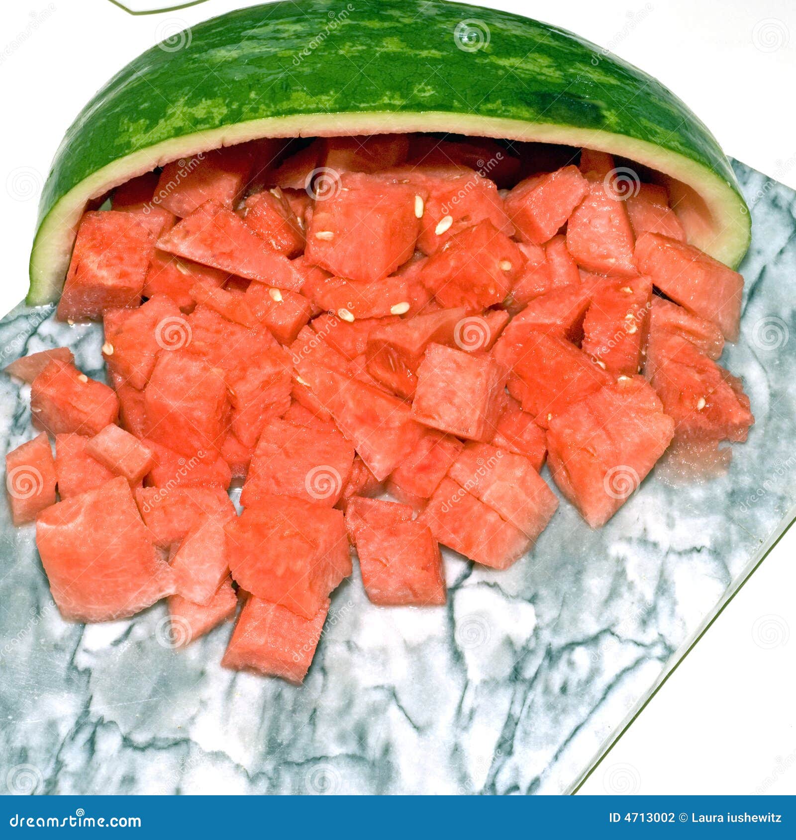 Cubed watermelon stock photo. Image of cube, slap, lump - 4713002