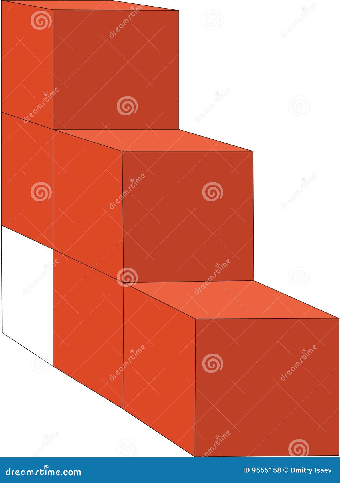 Cubes 15 stock vector. Illustration of modern, creative - 9555158
