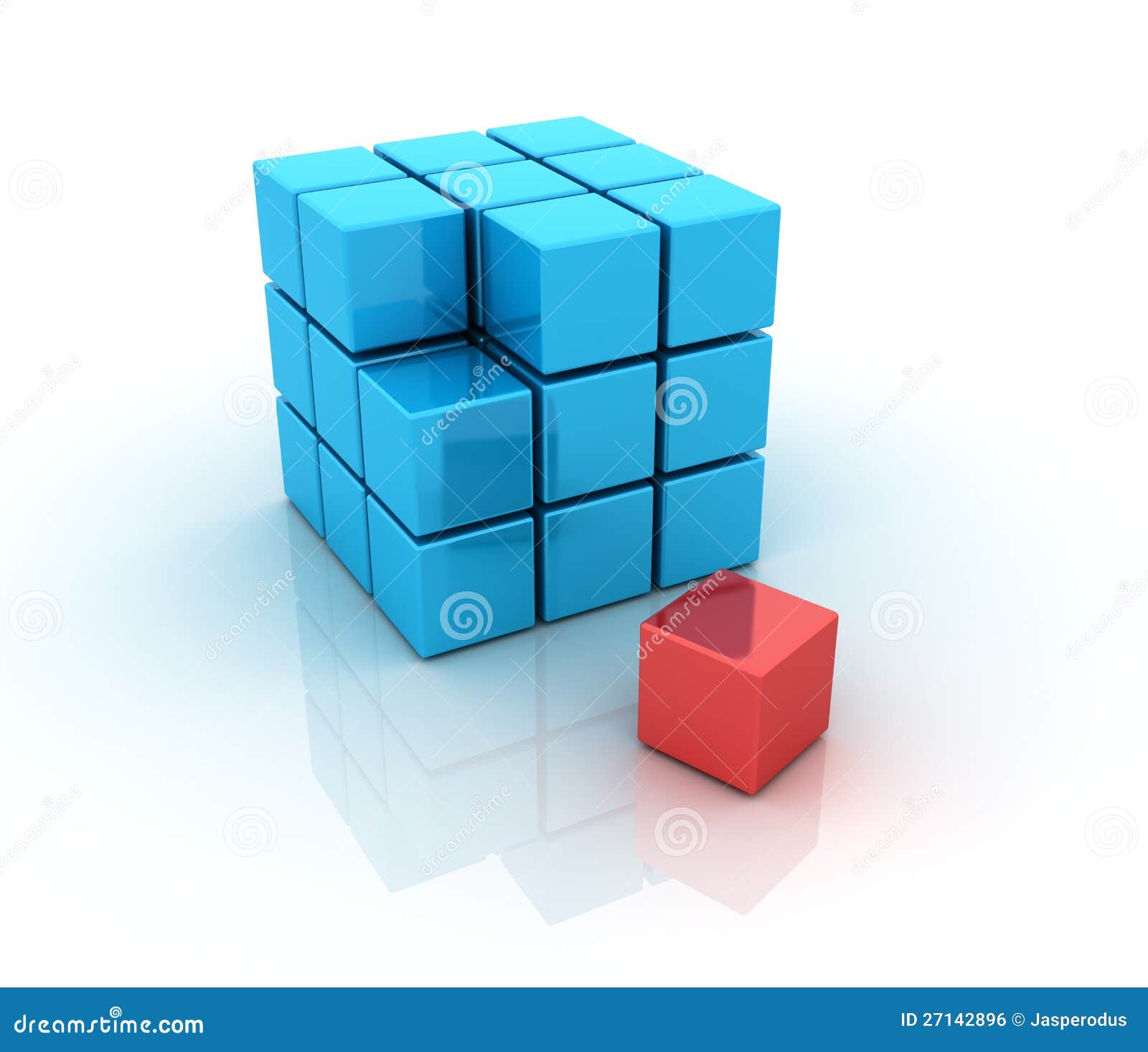 Cubes illustration stock. Illustration du blocs, abstrait - 27142896