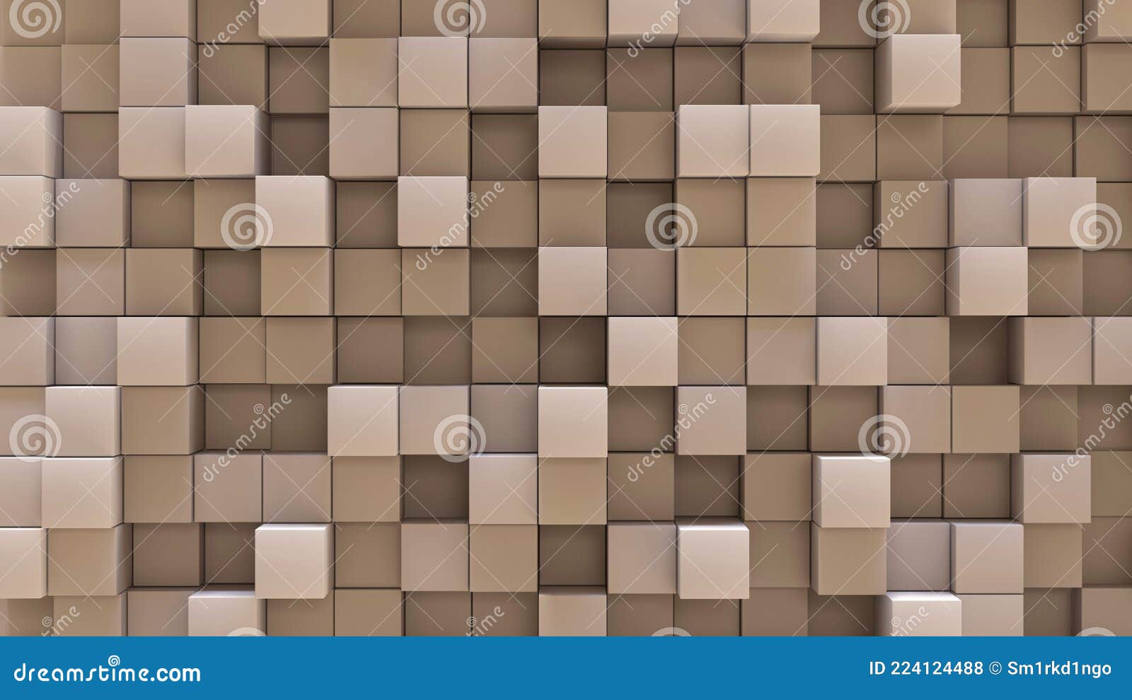 Cubes Abstract Background. Cubic Backdrop. 3d Render Illustration Stock ...