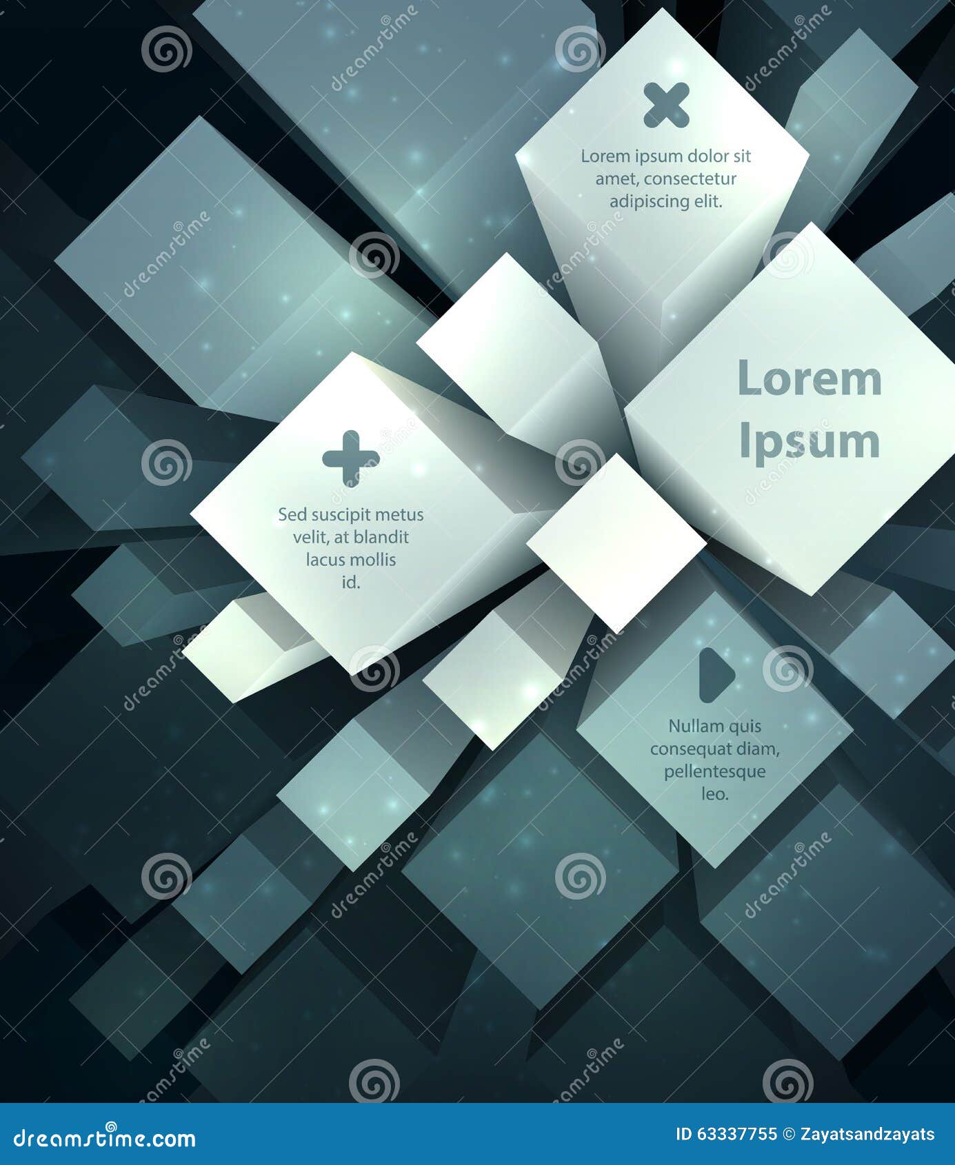 Cubes abstract background stock vector. Illustration of decoration ...