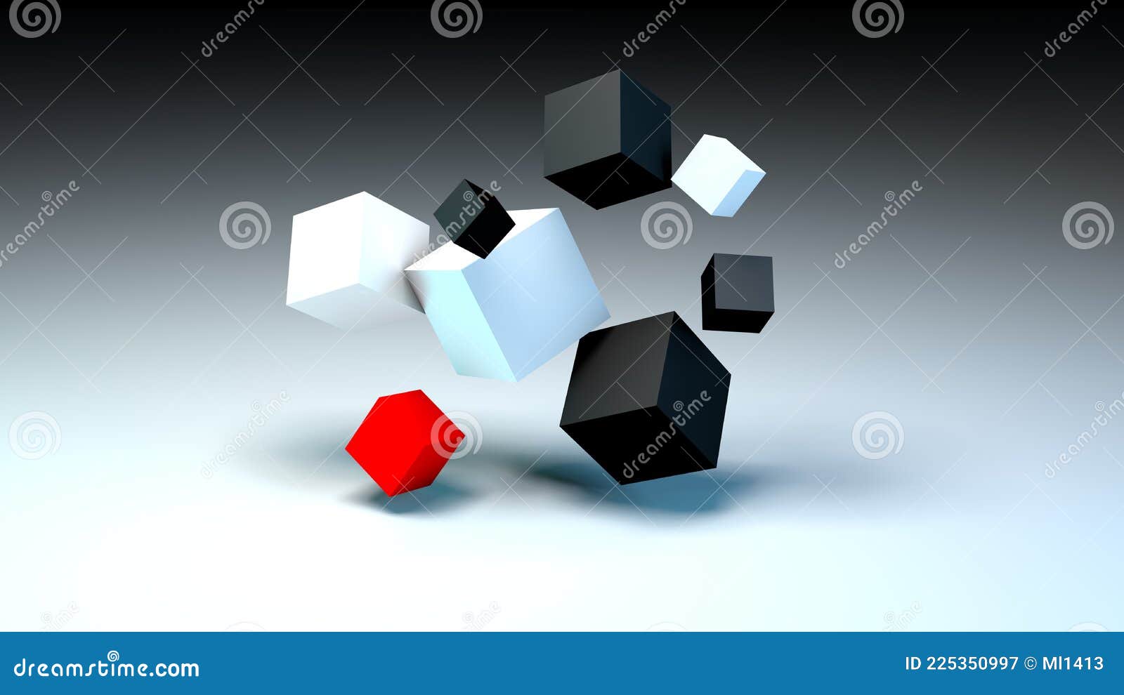 Cubes are an abstract form stock illustration. Illustration of union ...