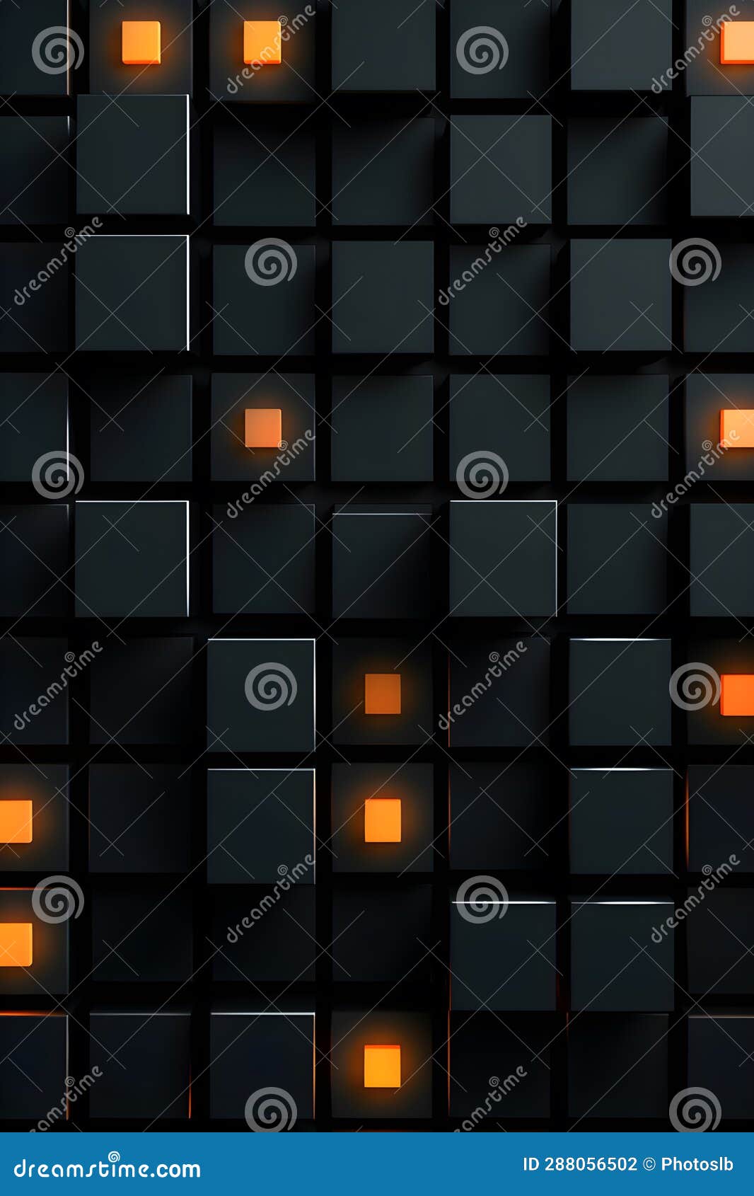 Cubes Background, Abstract Technology Wallpaper with 3d Cubes Stock ...