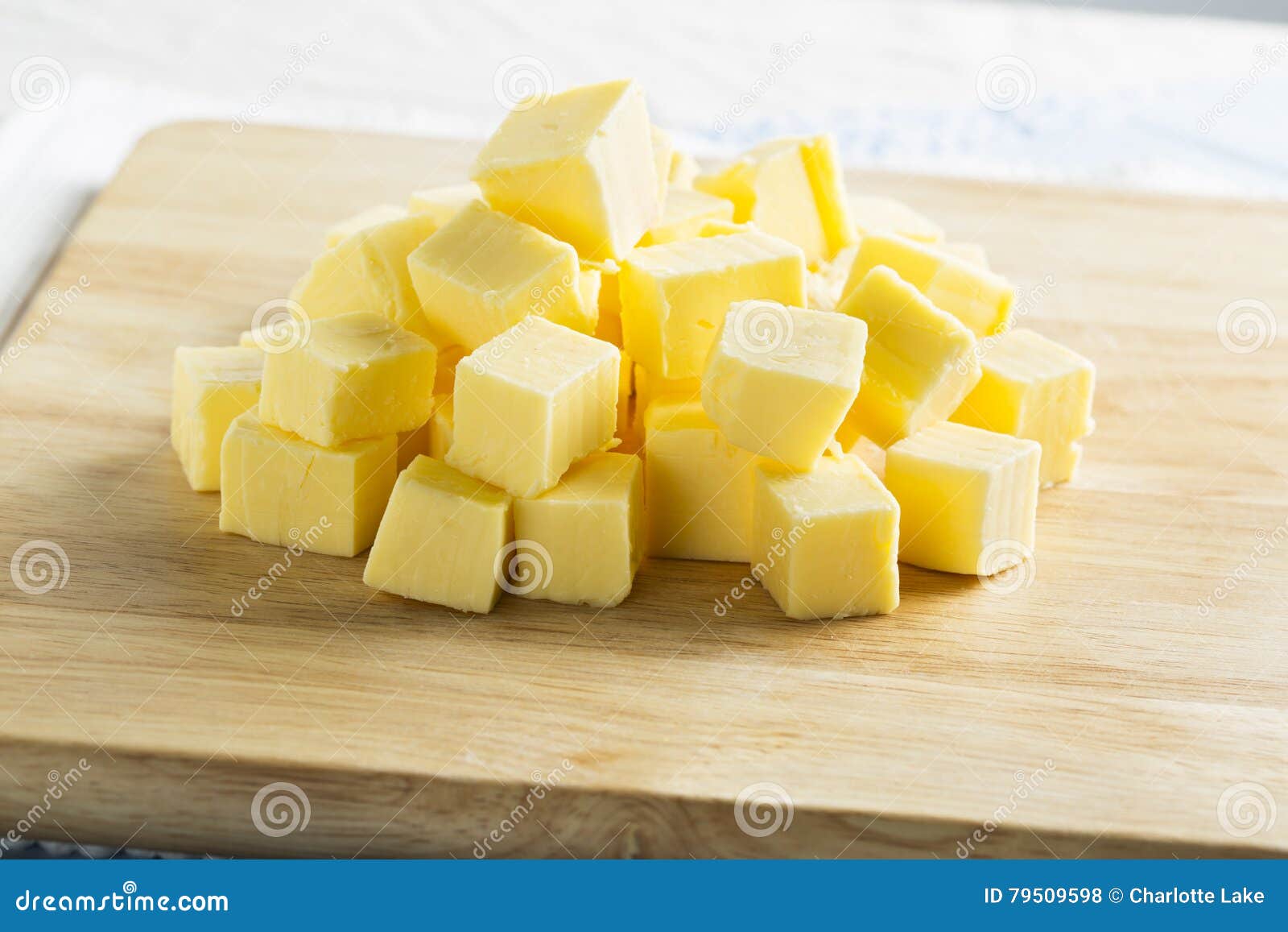 Cubes of Butter stock photo. Image of butter, dairy, eating - 79509598