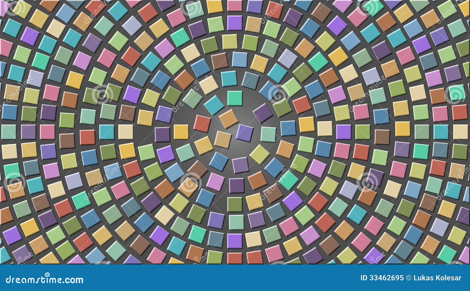 Cubes in a circle stock illustration. Illustration of brown - 33462695