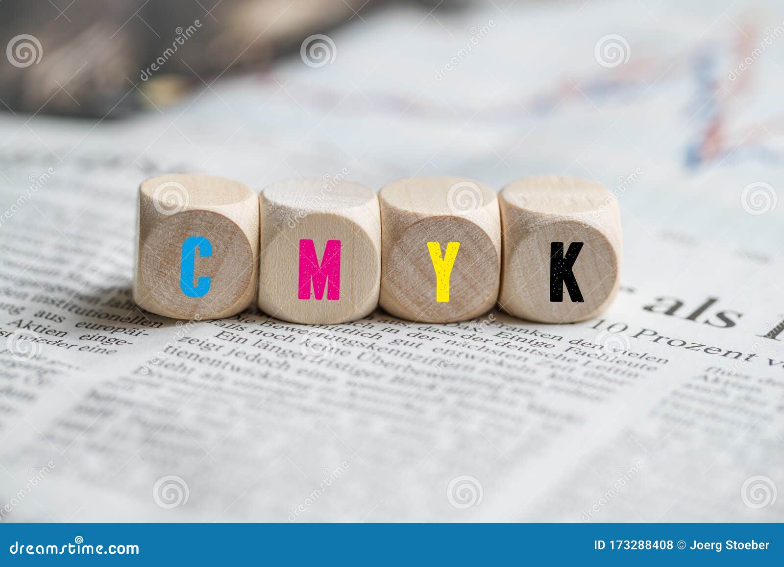 Cubes with Colored Letters for CMYK Stock Photo - Image of calibration ...