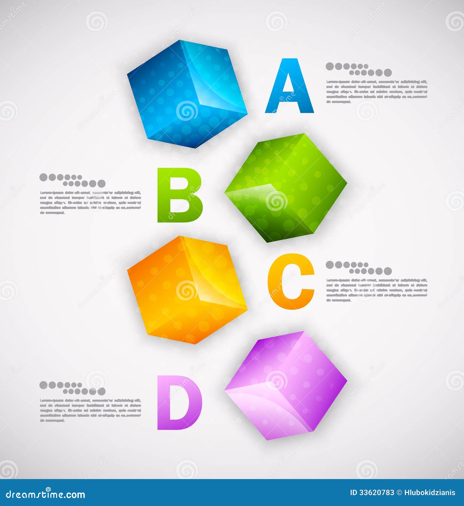 Cubes design. Infographic stock vector. Illustration of color - 33620783