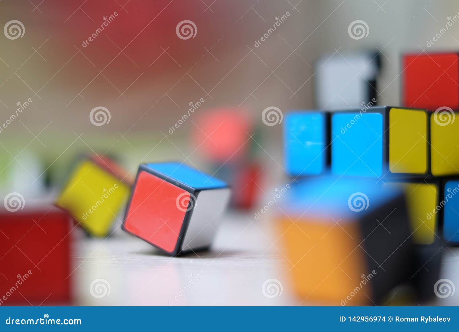 Cubes of Different Colors ,Rubik`s Cube Editorial Stock Image - Image ...