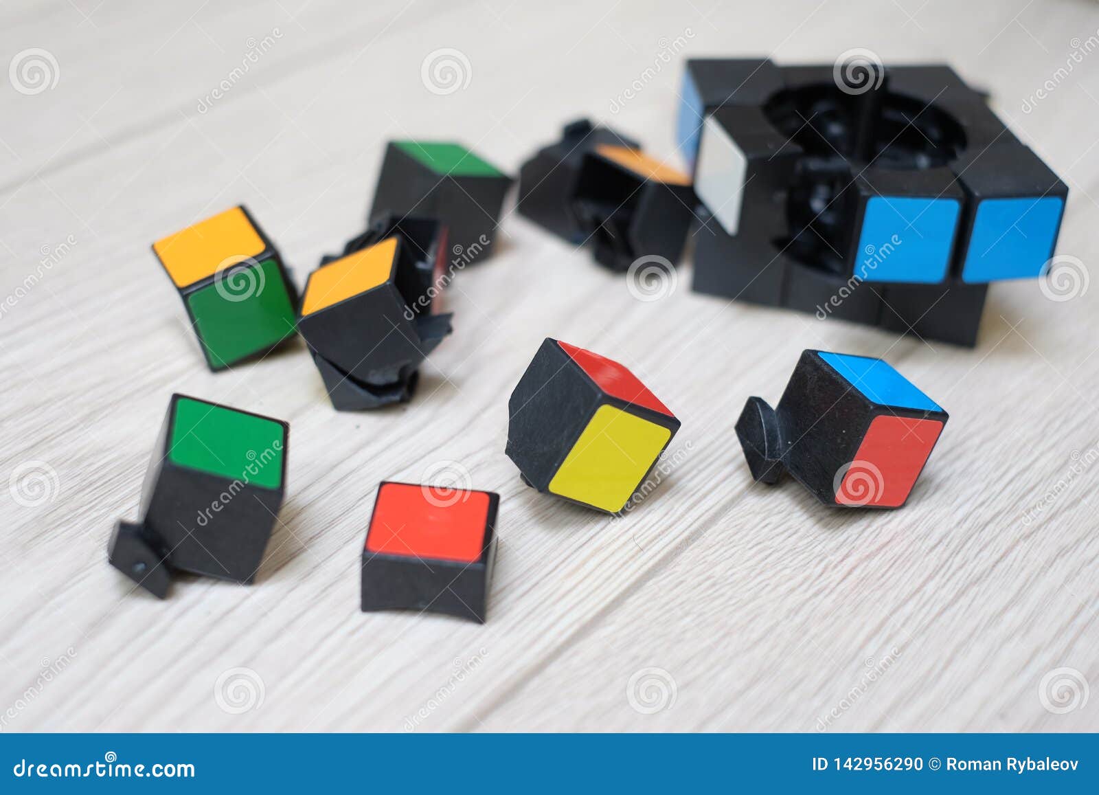 Cubes of Different Colors, Rubik`s Cube Editorial Image - Image of ...