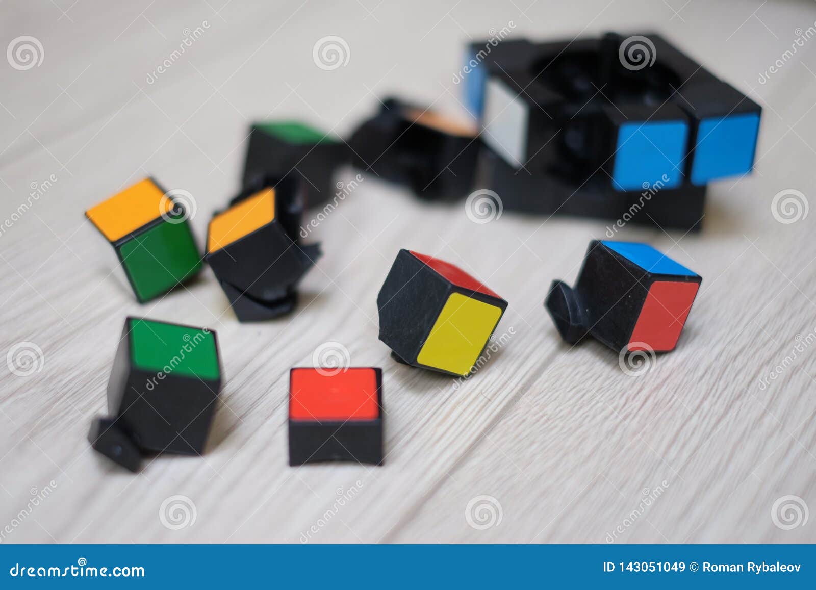 Cubes of Different Colors, Rubik`s Cube Editorial Stock Image - Image ...
