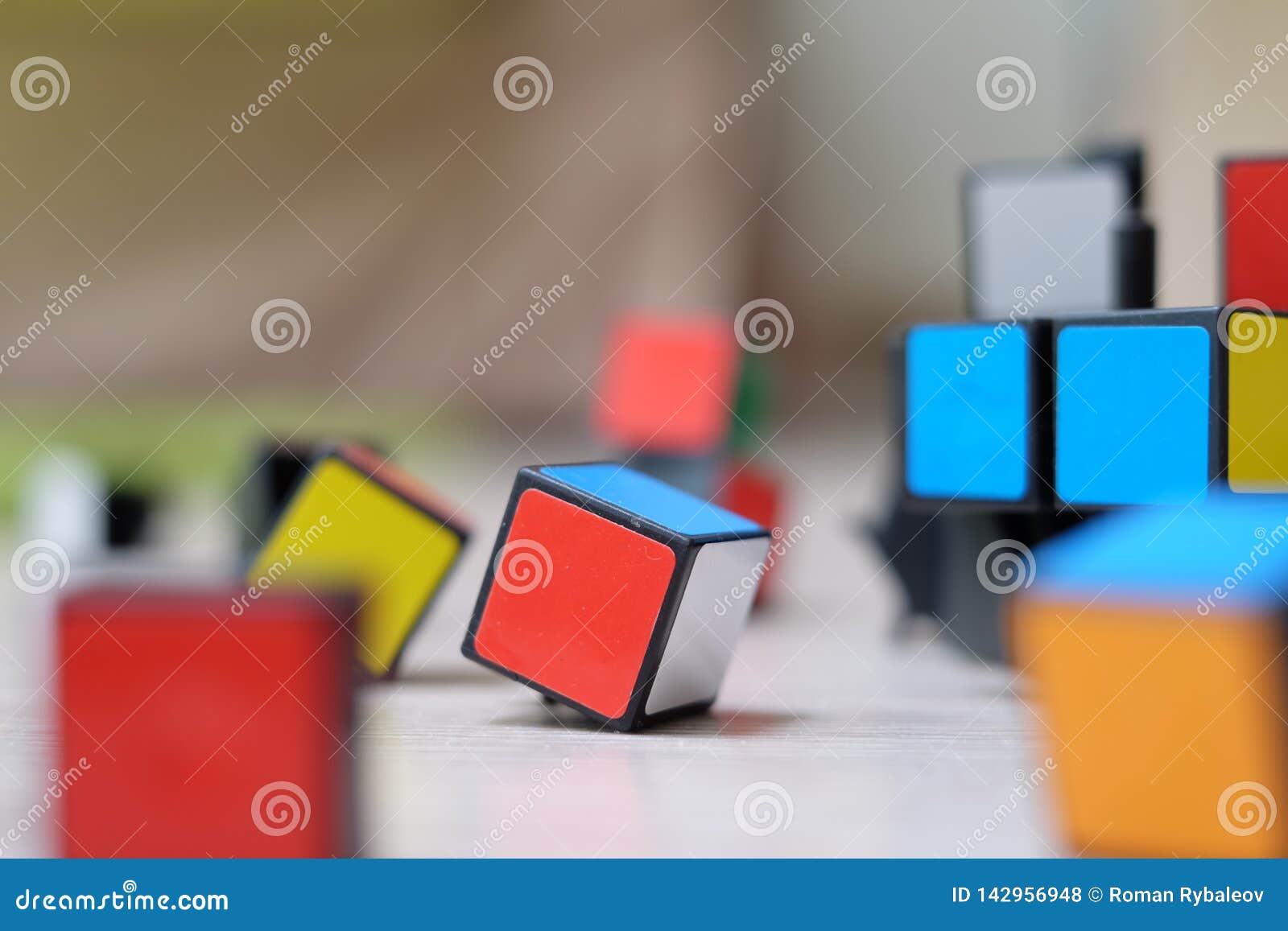 Cubes of Different Colors ,Rubik`s Cube Editorial Stock Photo - Image ...