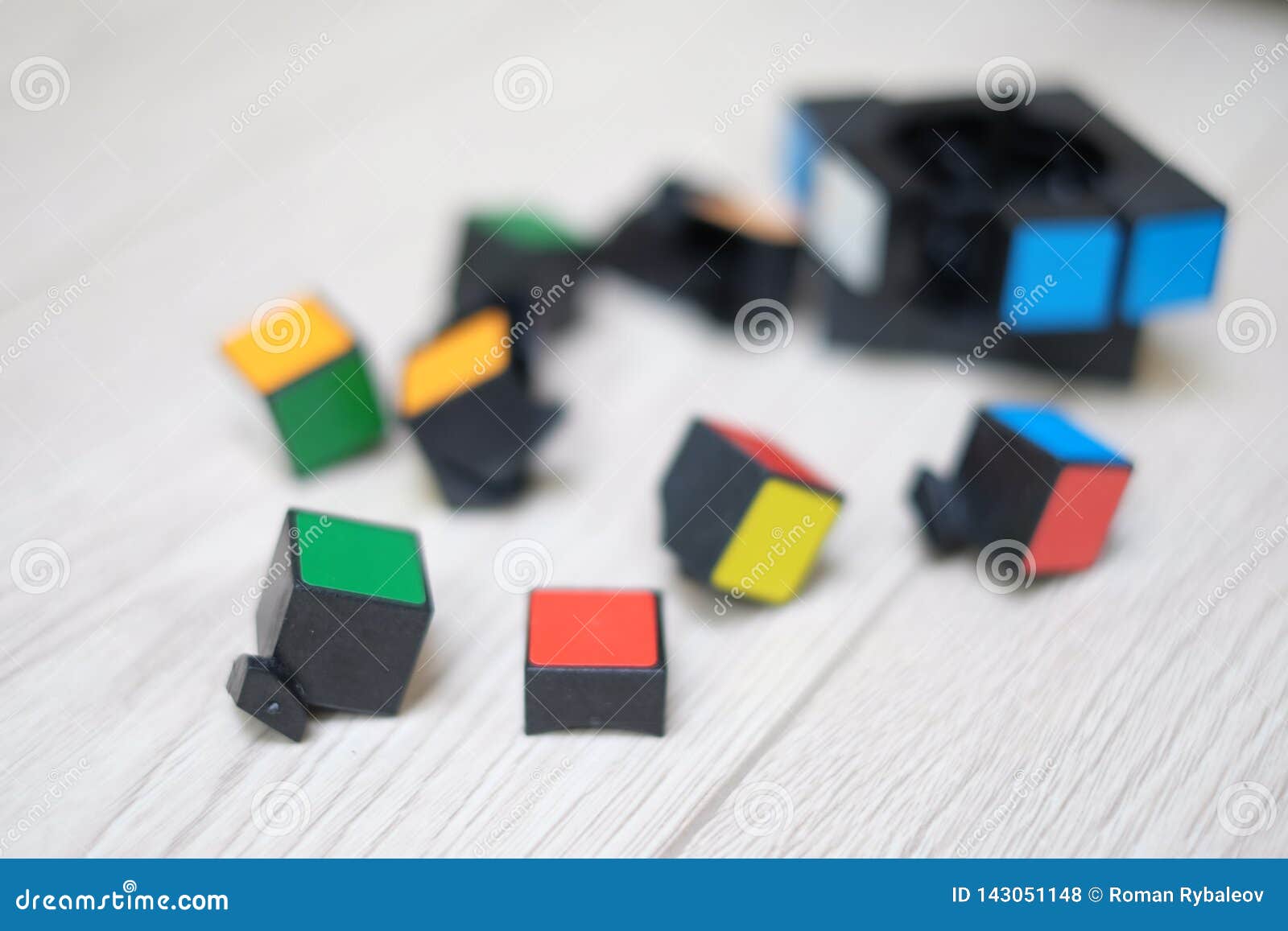 Cubes of Different Colors, Rubik`s Cube Editorial Stock Photo - Image ...