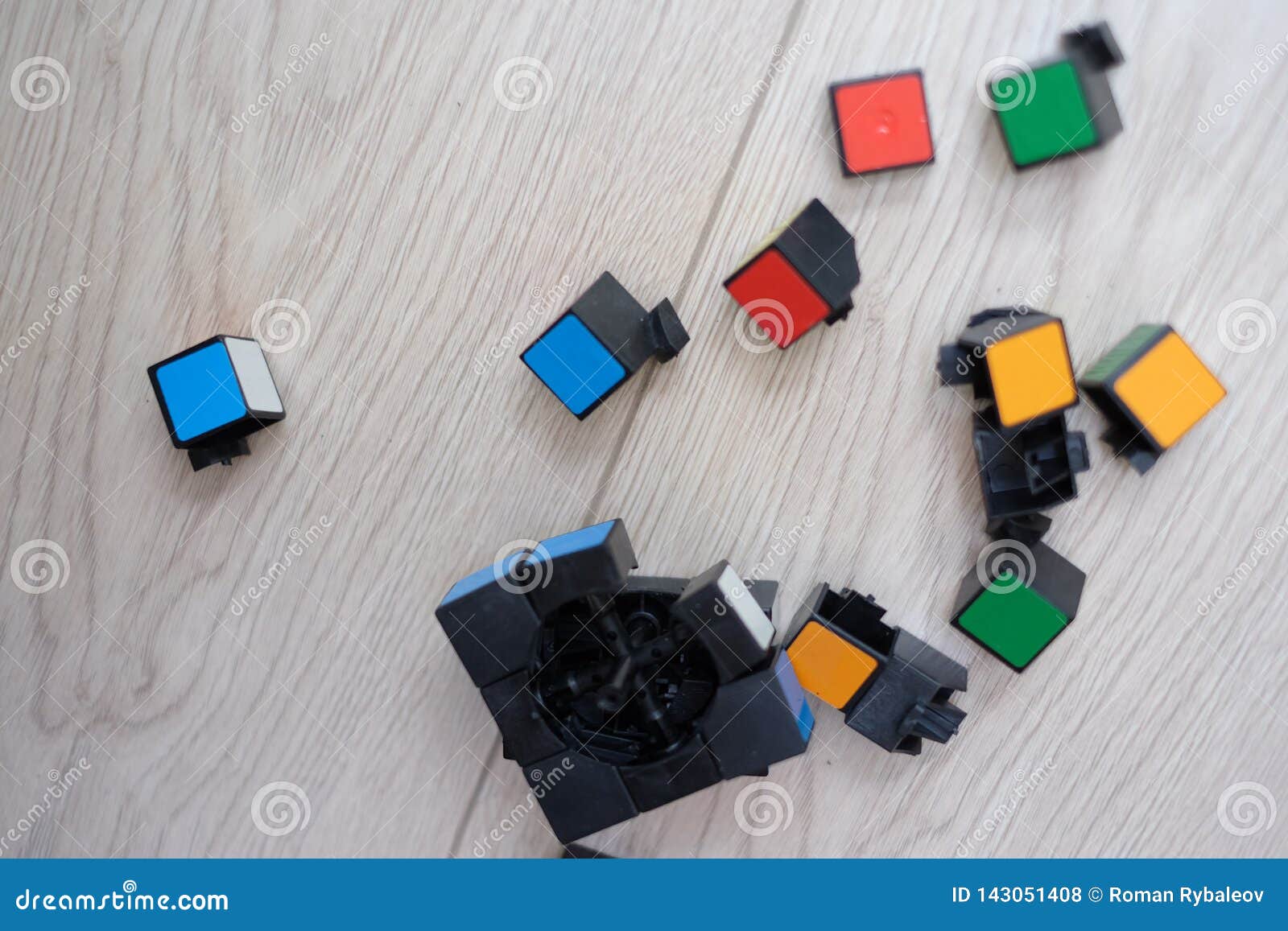 Cubes of Different Colors, Rubik`s Cube Editorial Stock Photo - Image ...