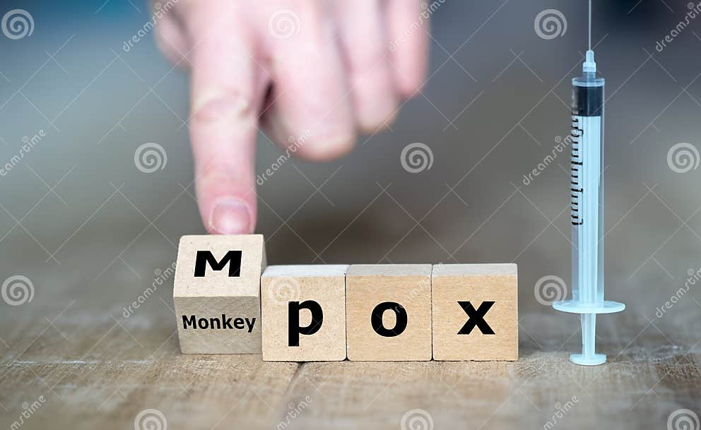 Cubes Form the Expression Mpox or Monkeypox. Symbol for the Mpox Virus ...