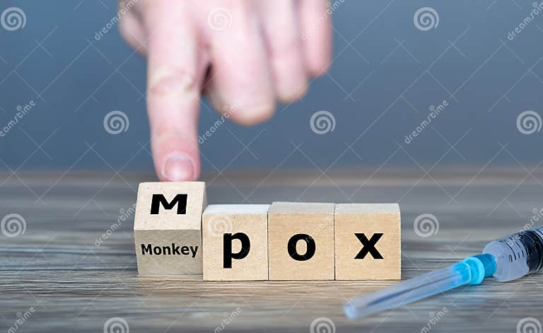 Cubes Form the Expression Mpox or Monkeypox. Symbol for the Mpox Virus ...