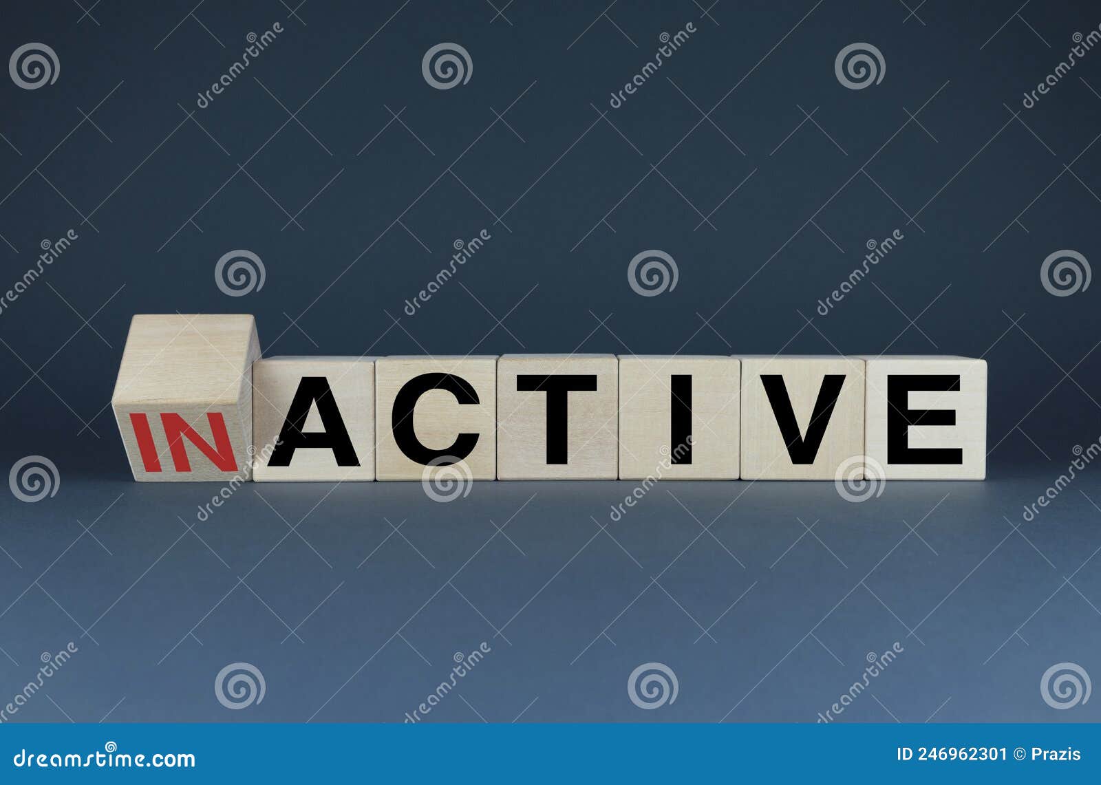 Cubes Form Words Inactive or Active. the Concept of Activity Both in ...