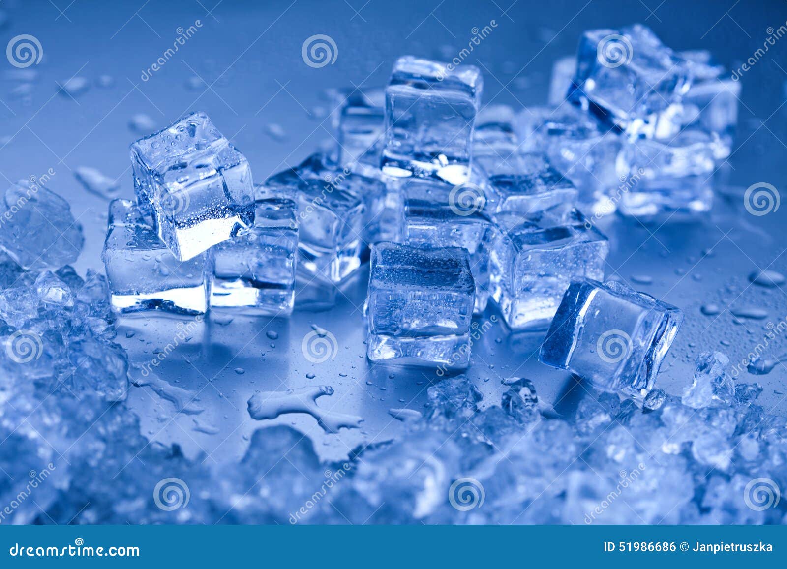 Cubes of Ice, Cold and Fresh Concept Stock Photo - Image of coolness ...