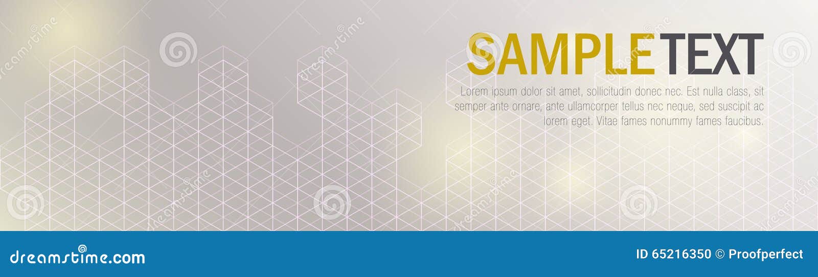 Cubes Modern Geometric Header Stock Vector - Illustration of simplistic ...