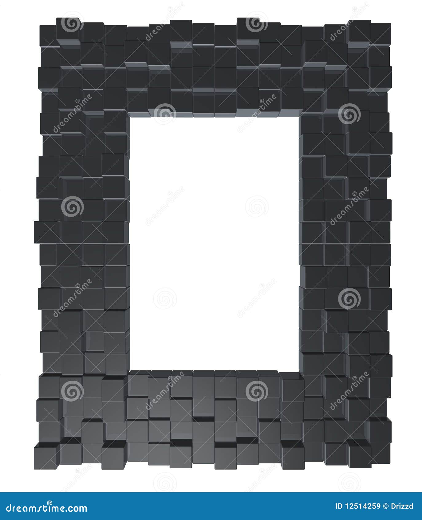 Ice Cubes Frame. Chill Border, Icy Cold Cube And Iced Rectangular Frame ...