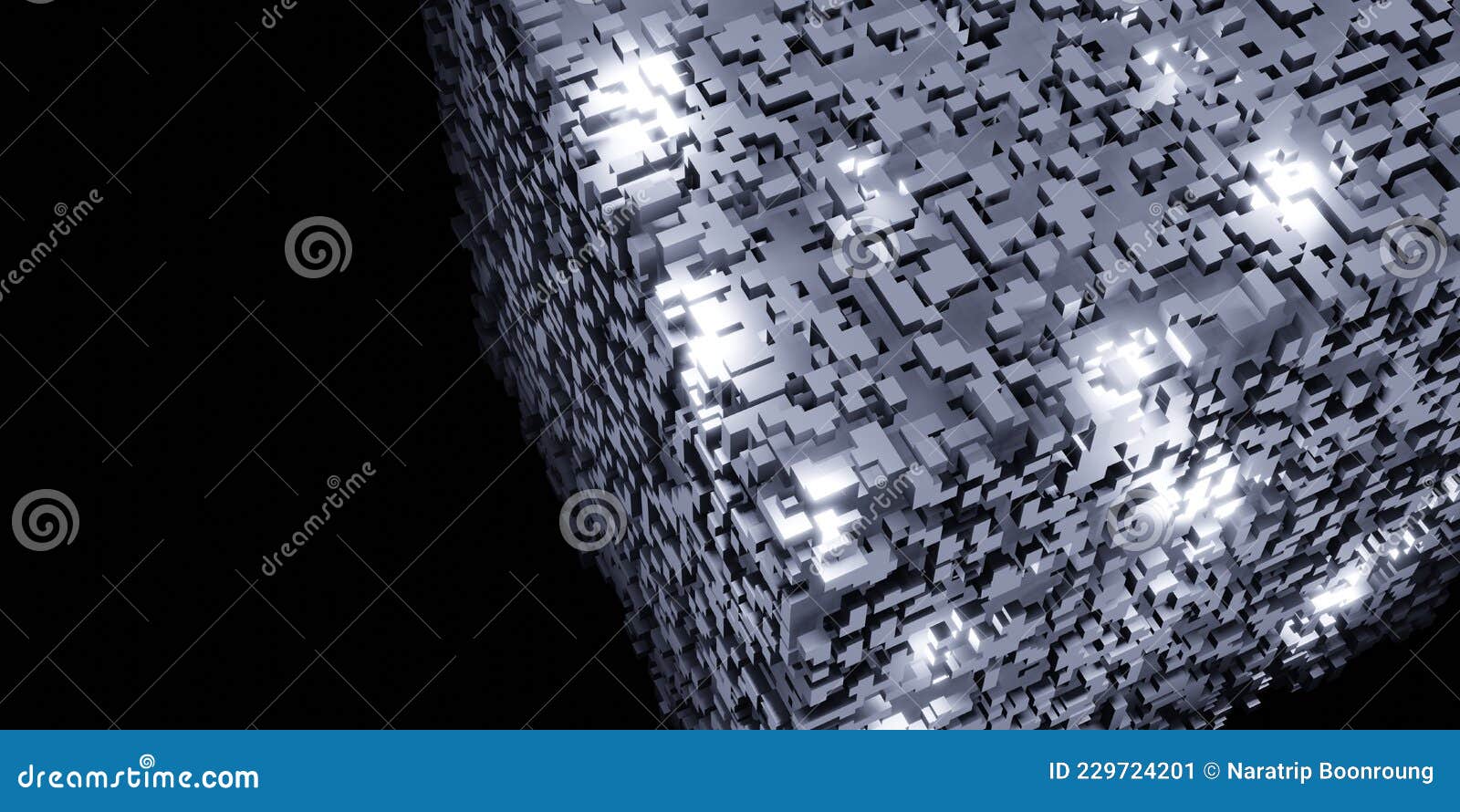 Cubes Pixels Rubik`s Cube Isometric Abstract Geometric Digital Data ...