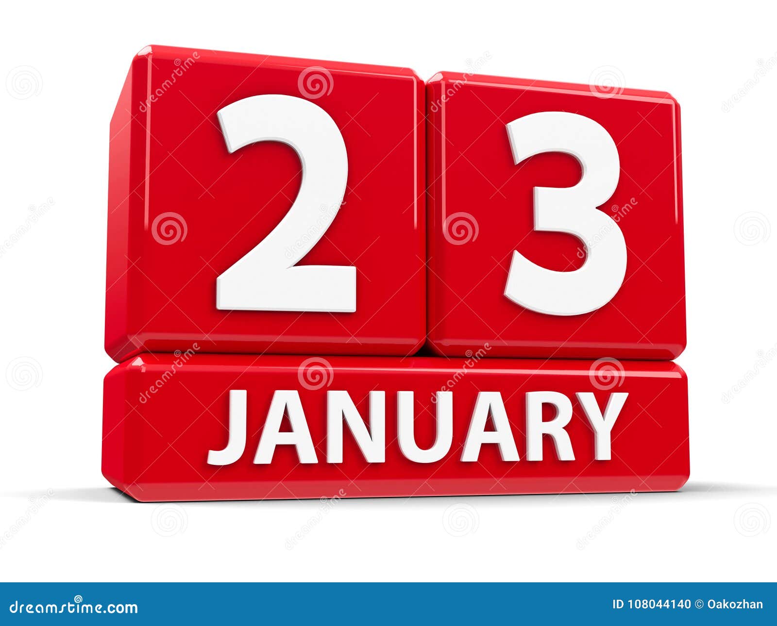 Cubes 23rd January stock illustration. Illustration of isolated - 108044140