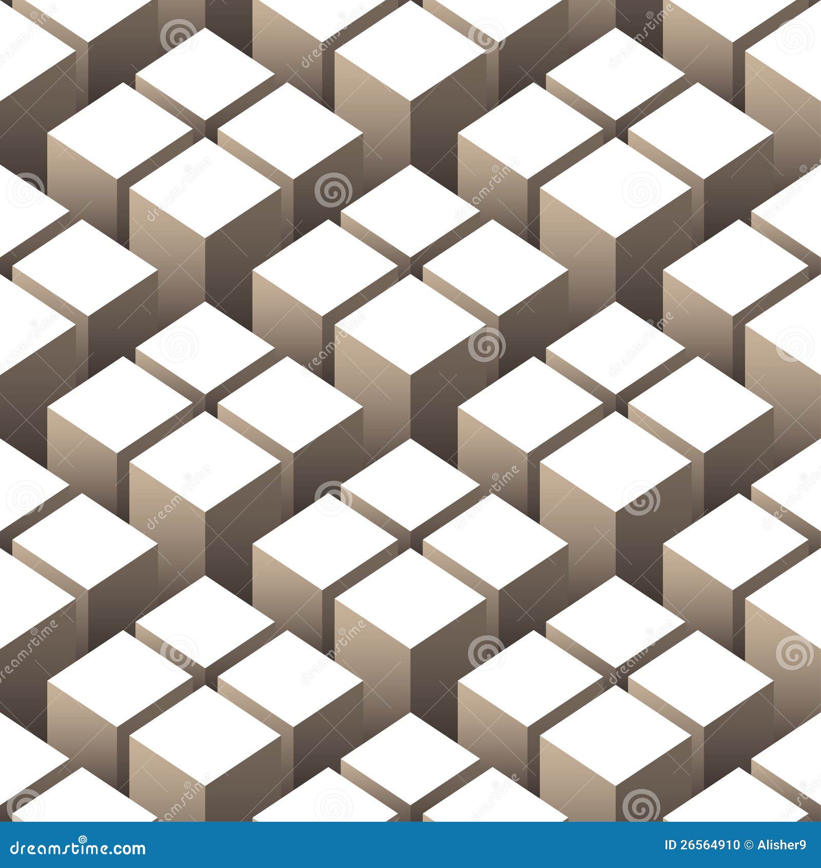 Cubes seamless pattern stock vector. Illustration of creative - 26564910