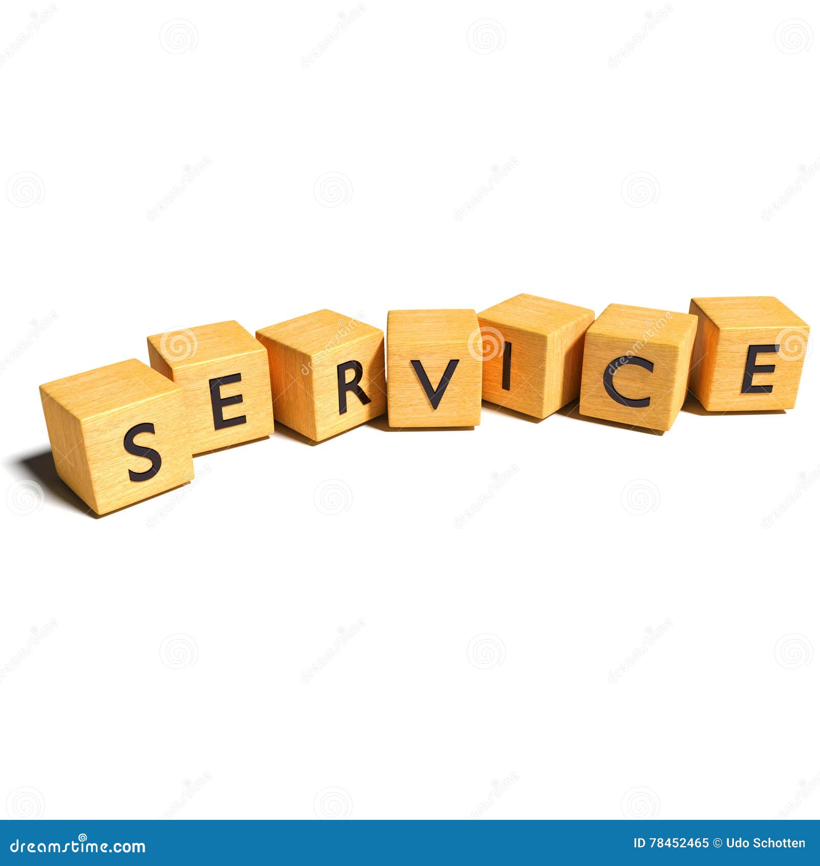 Cubes with service stock illustration. Illustration of employee - 78452465