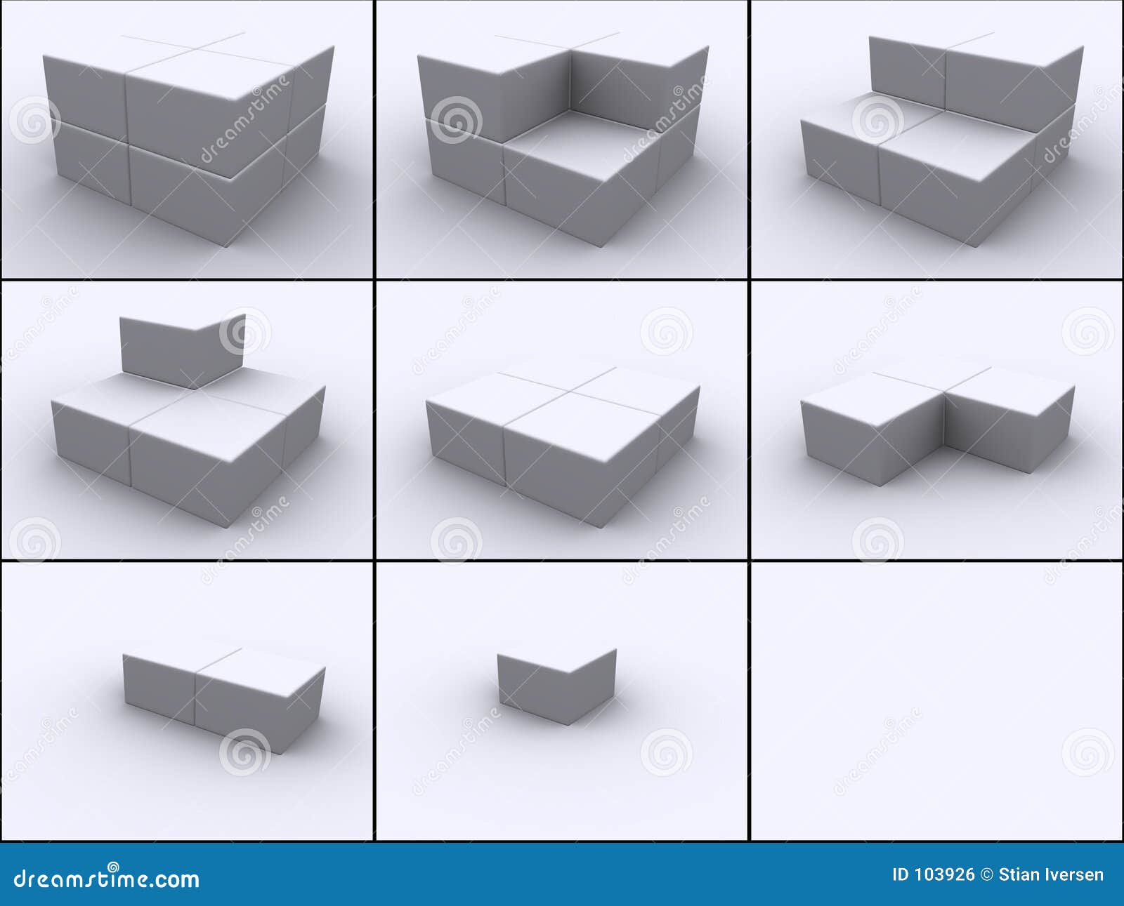 Cubes in steps stock illustration. Illustration of hardware - 103926