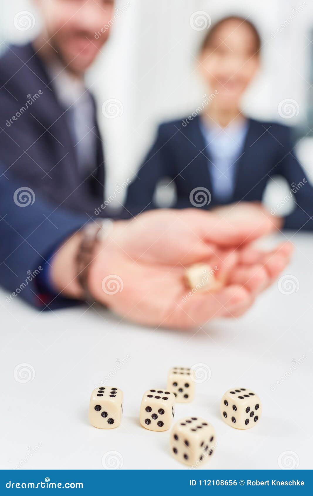 Cubes on Table at Team Building Workshop Stock Photo - Image of ...