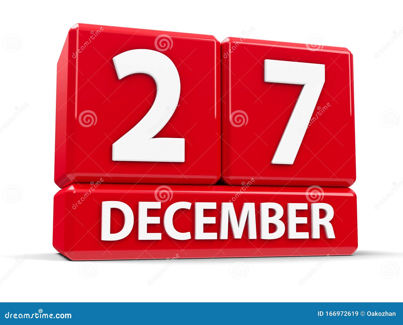 Cubes 27th December stock illustration. Illustration of today - 166972619