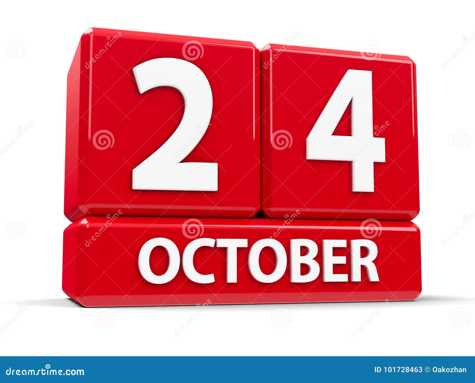 Cubes 24th October stock illustration. Illustration of celebration ...