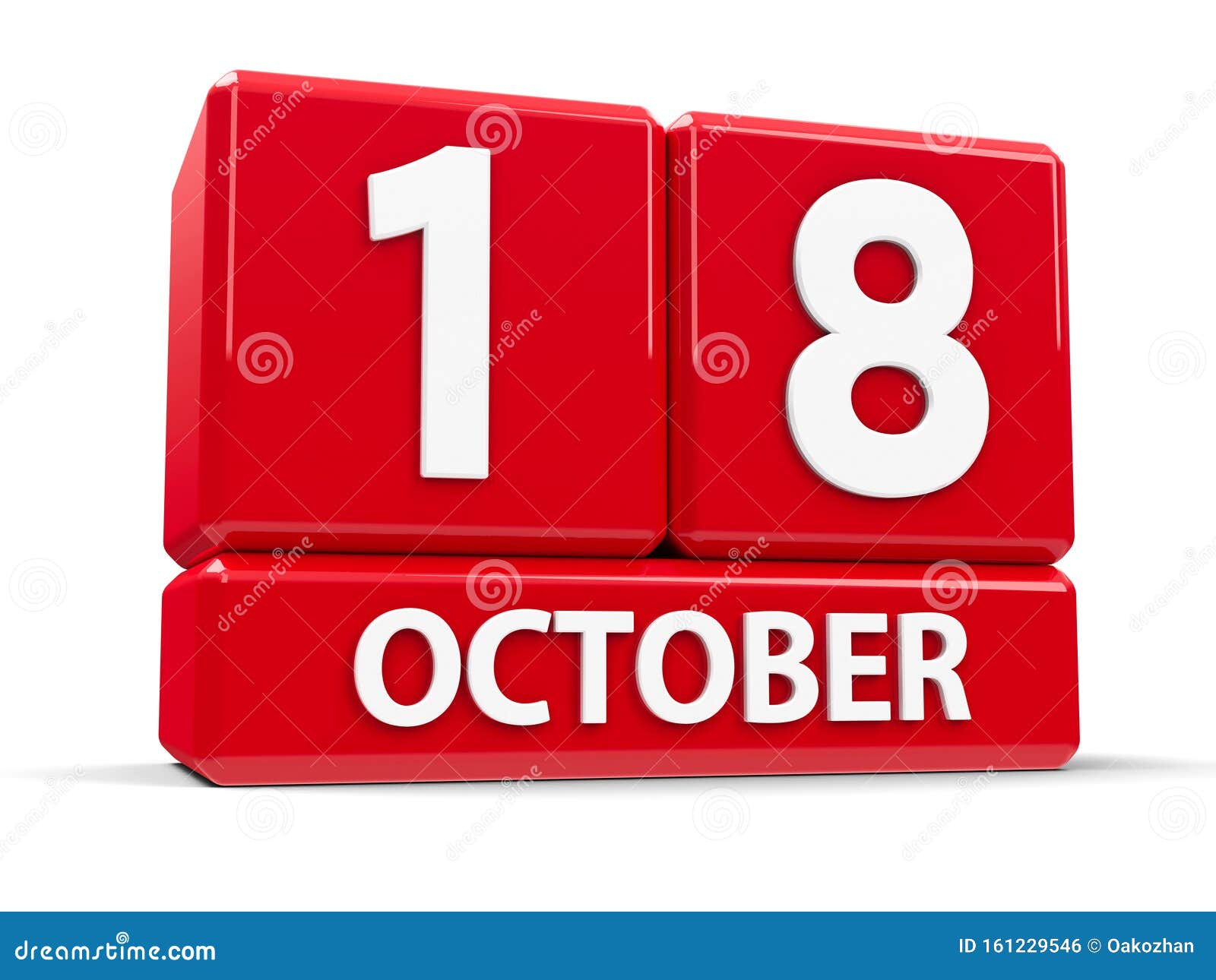 Cubes 18th October stock illustration. Illustration of render - 161229546