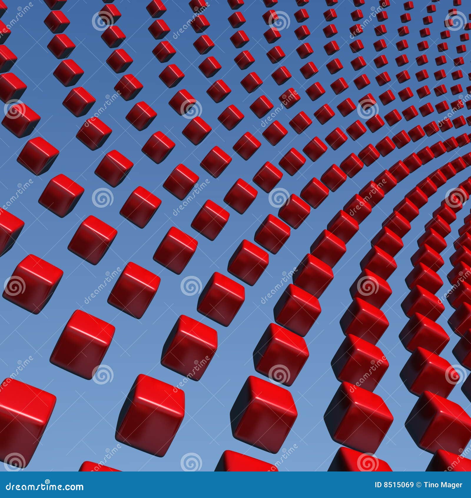 Cubes wave array stock illustration. Illustration of wallpaper - 8515069