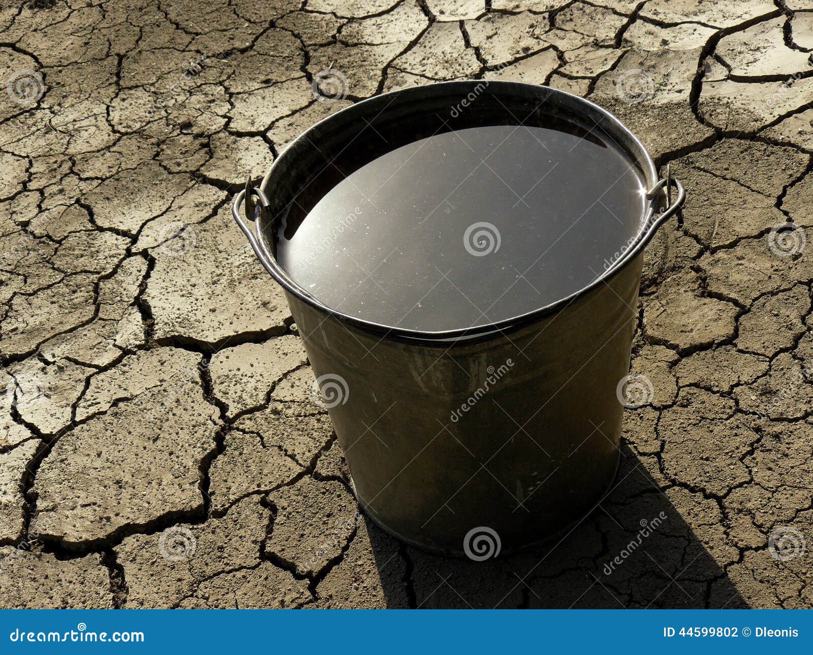 Cubeta Completamente Da água Foto de Stock - Imagem: 44599802