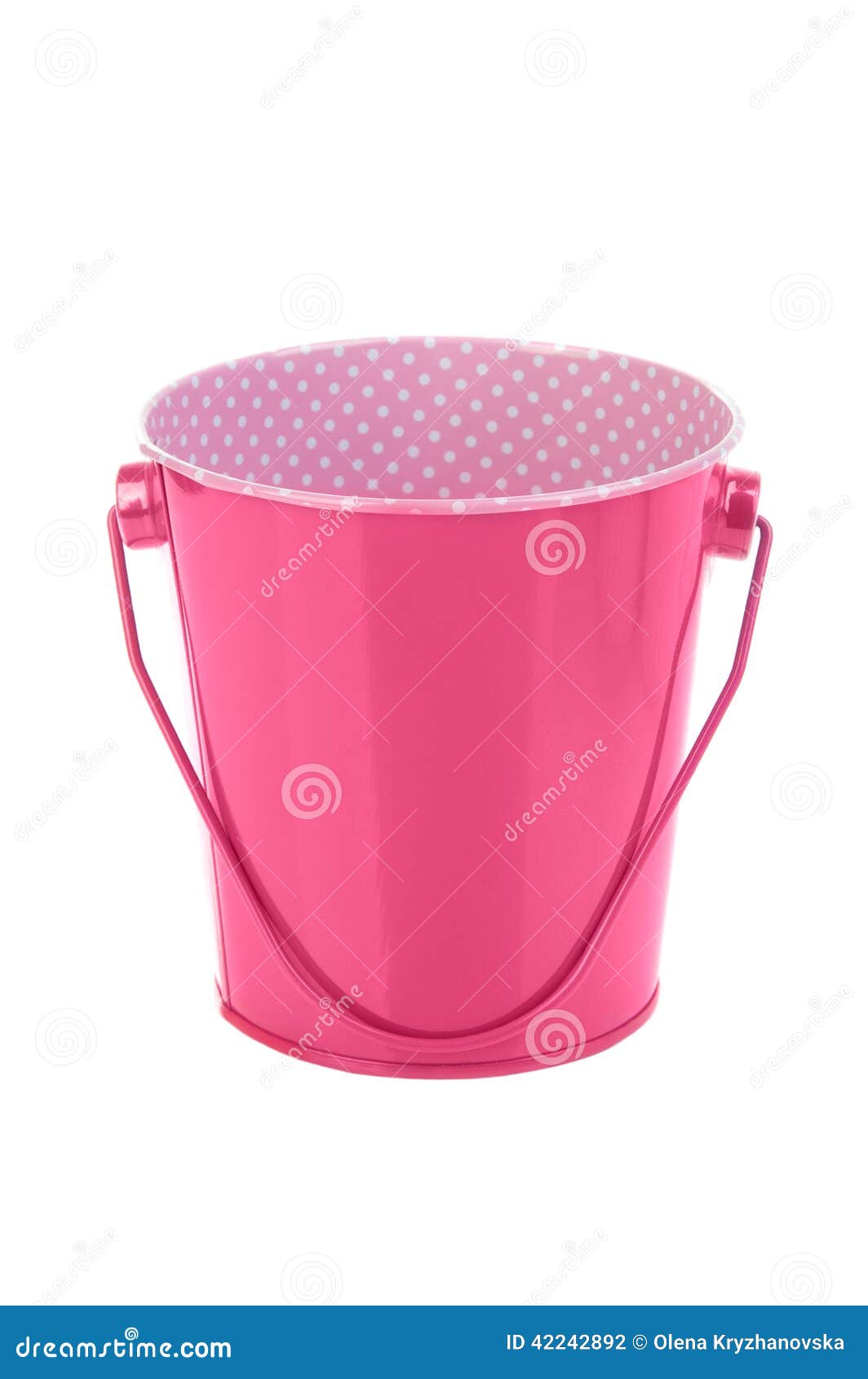 Cubeta cor-de-rosa foto de stock. Imagem de decorativo - 42242892