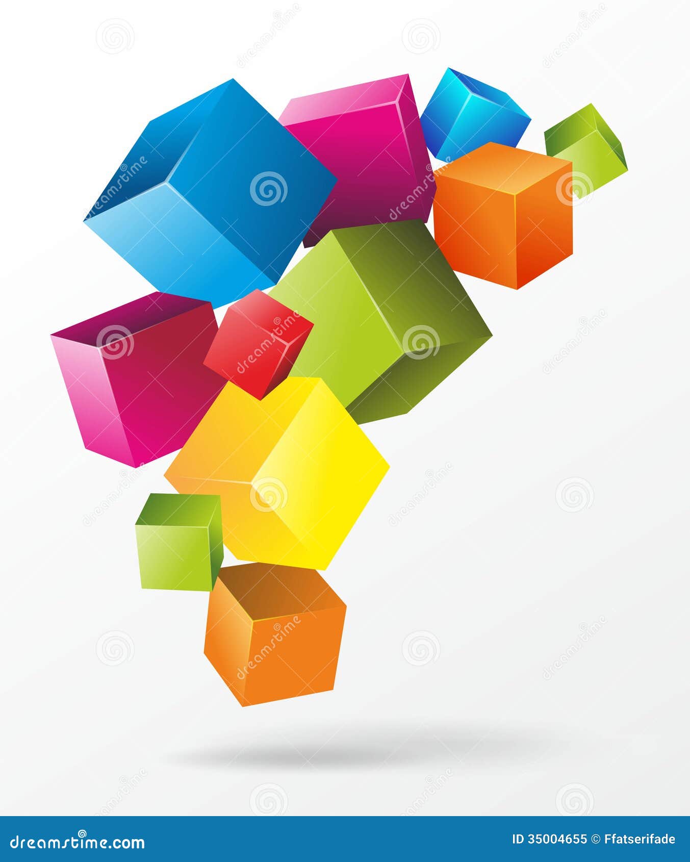 Cubi illustrazione di stock. Illustrazione di colorato - 35004655